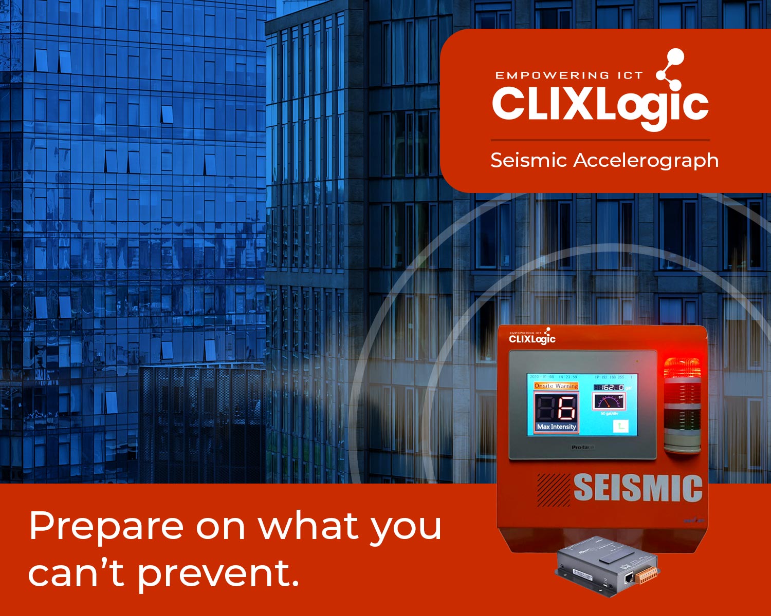 CLIXLogic - Seismic Accelerograph